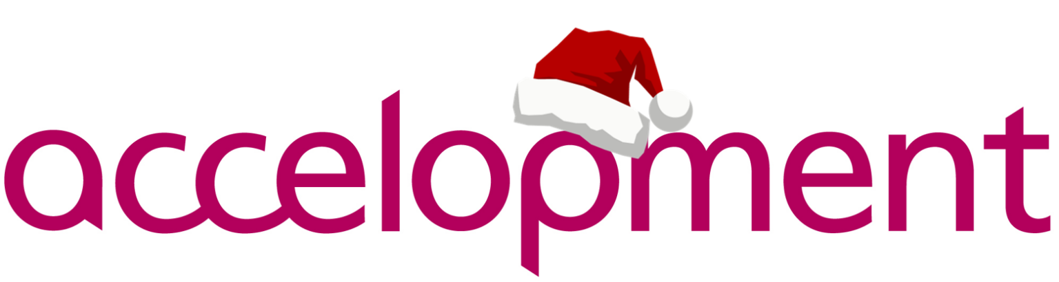 Season's Greetings 2024 - accel logo - accelopment