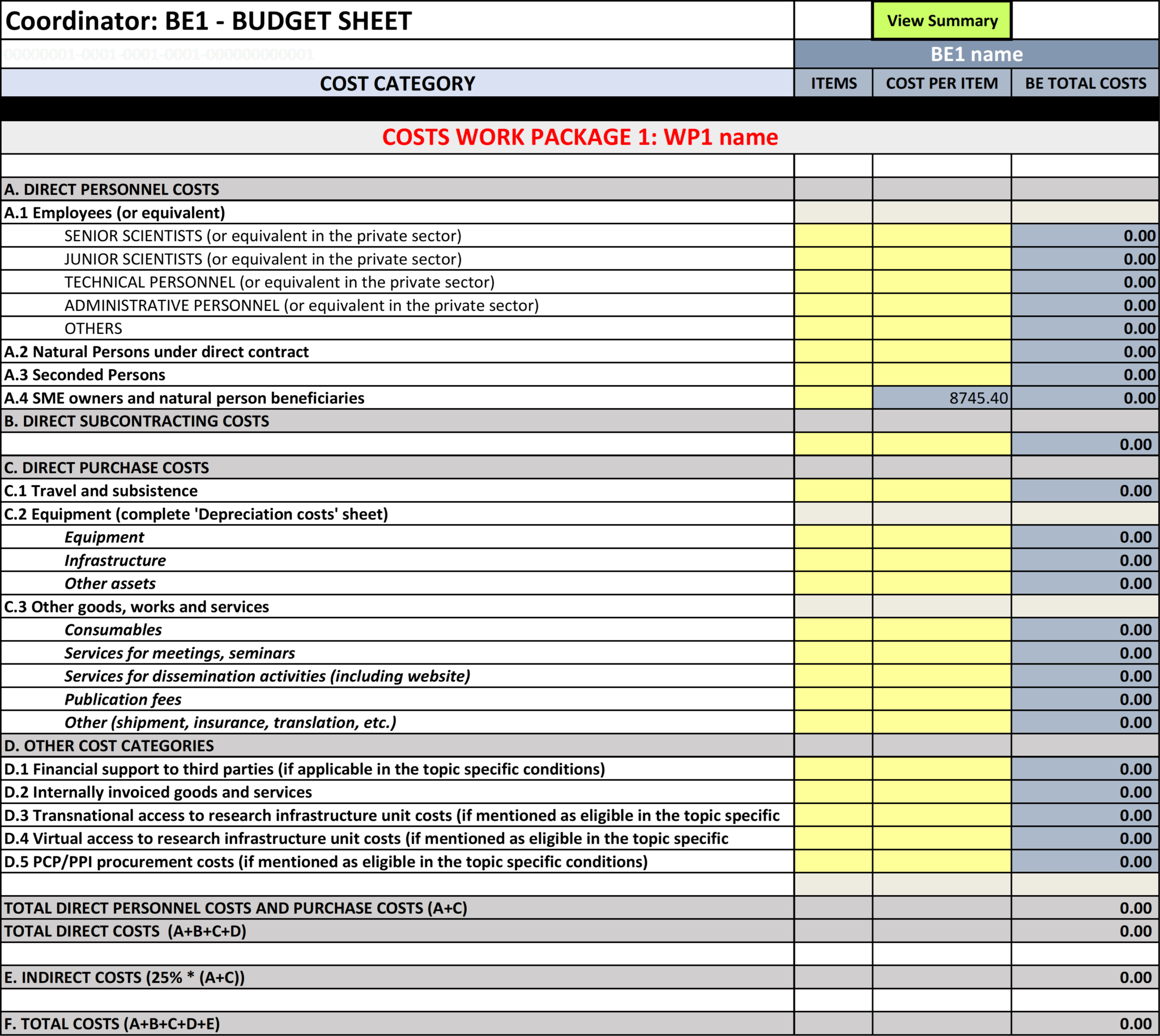 Budget planning and work package design in Horizon Europe lump sum ...